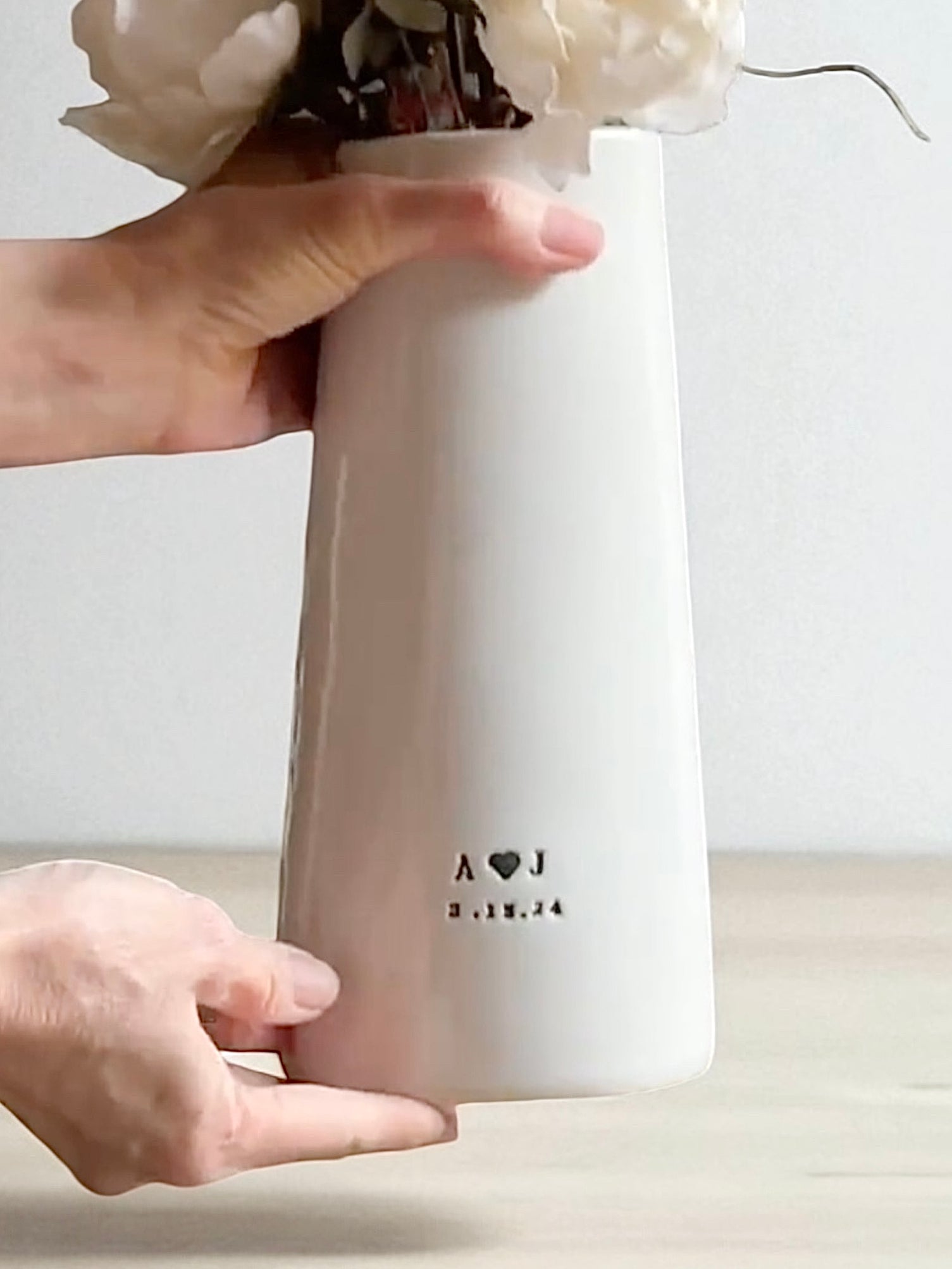 Personalized Ceramic Gift Vase – Cinder Ceramics LLC